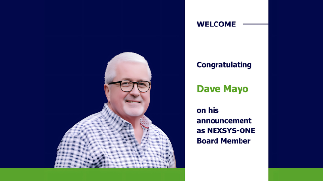 NEXSYS-ONE Press Release- Dave Mayo Announced as Board Member | NEXSYS-ONE